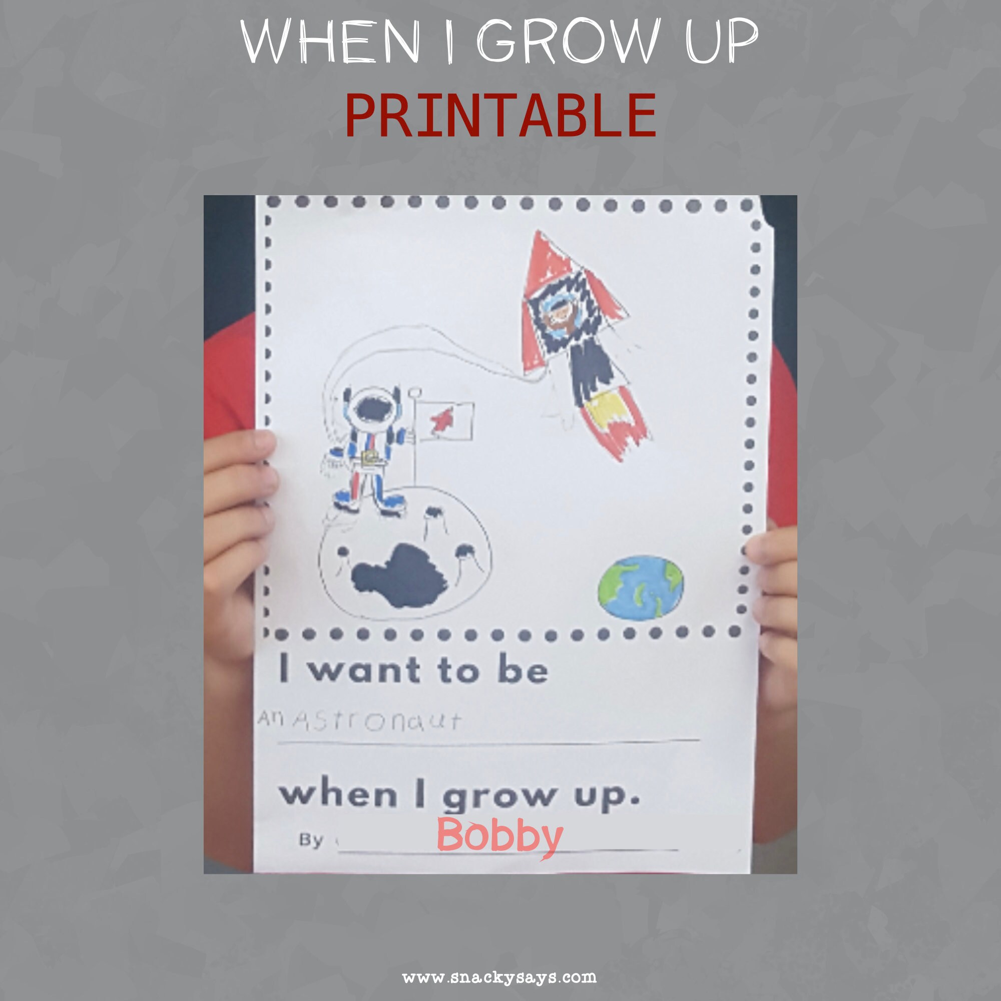 When I Grow up Printable & Companion Powerpoint Presentation - Etsy