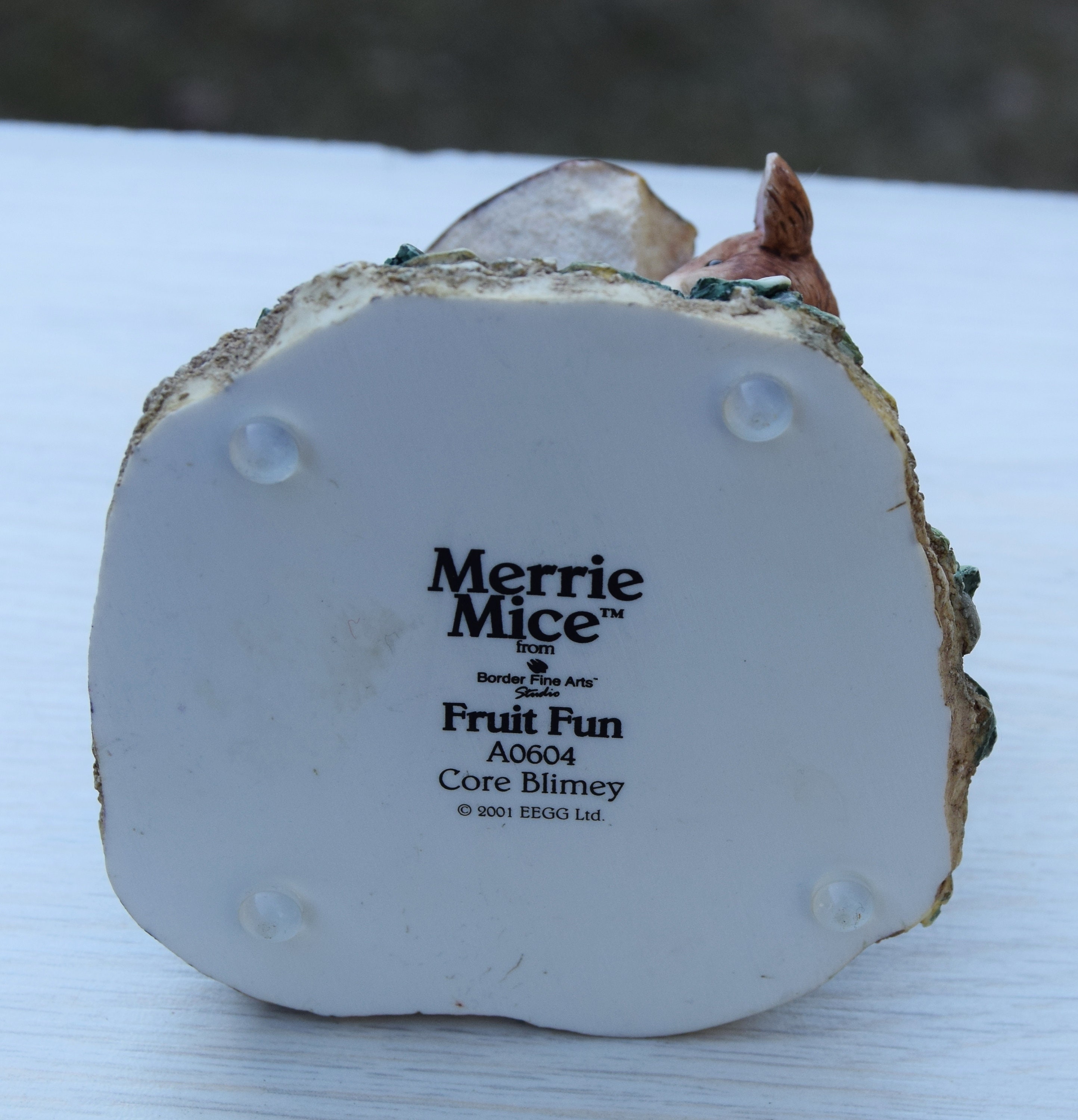 MICE With APPLE CORE Merrie Mice Fruit Fun Border Fine Arts - Etsy