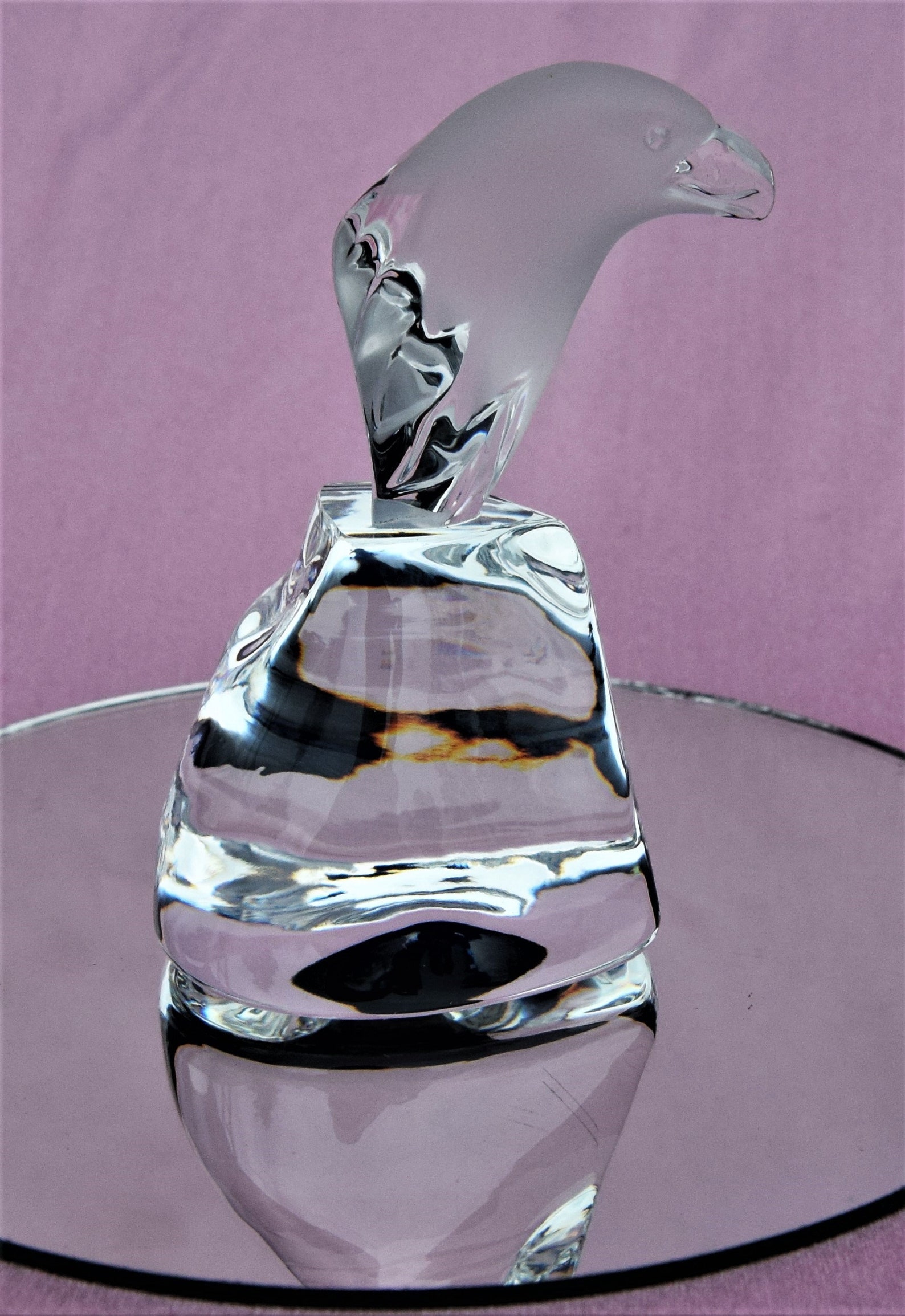 BALD EAGLE SWAROVSKI Ebeling & Reuss Crystal Signatures in Original Box ...