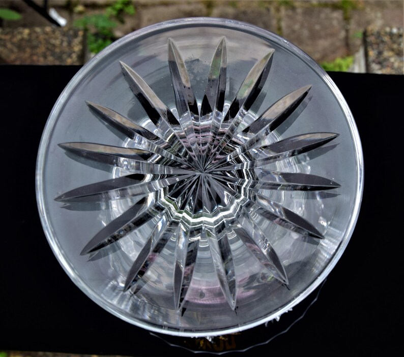 PEACH BOWL Irish Cut Crystal, CAVAN Irish Crystal, 6.7 X 6.3" Free ...