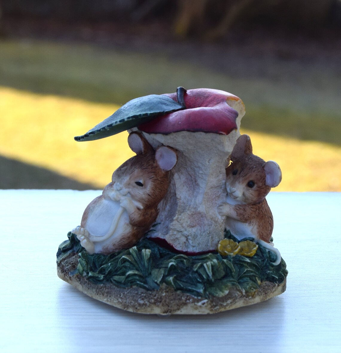 MICE With APPLE CORE Merrie Mice Fruit Fun Border Fine Arts - Etsy