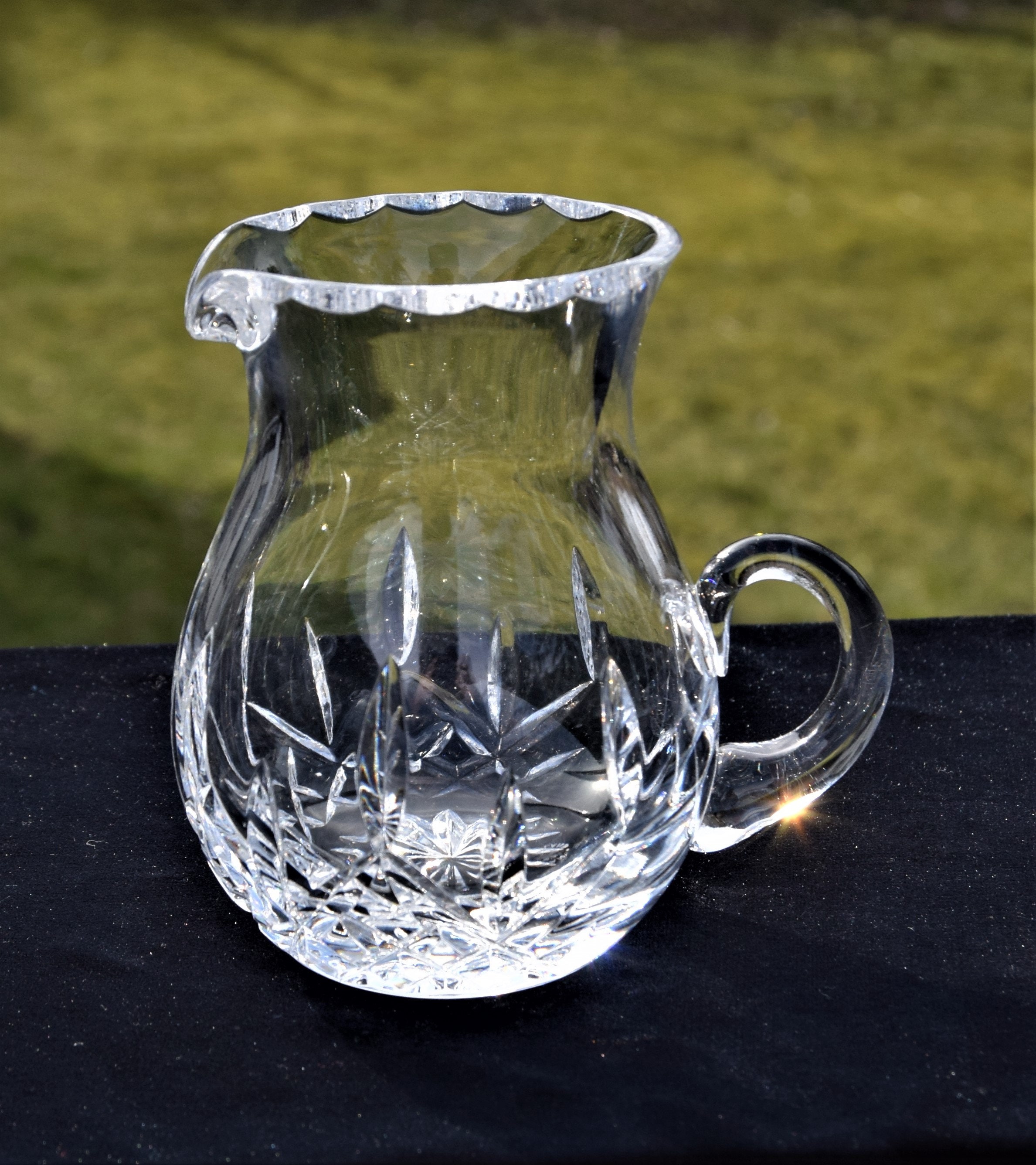 SUGERBOWL + CREAMER in Cut Crystal, Cavan Irish Crystal, Innisfree ...