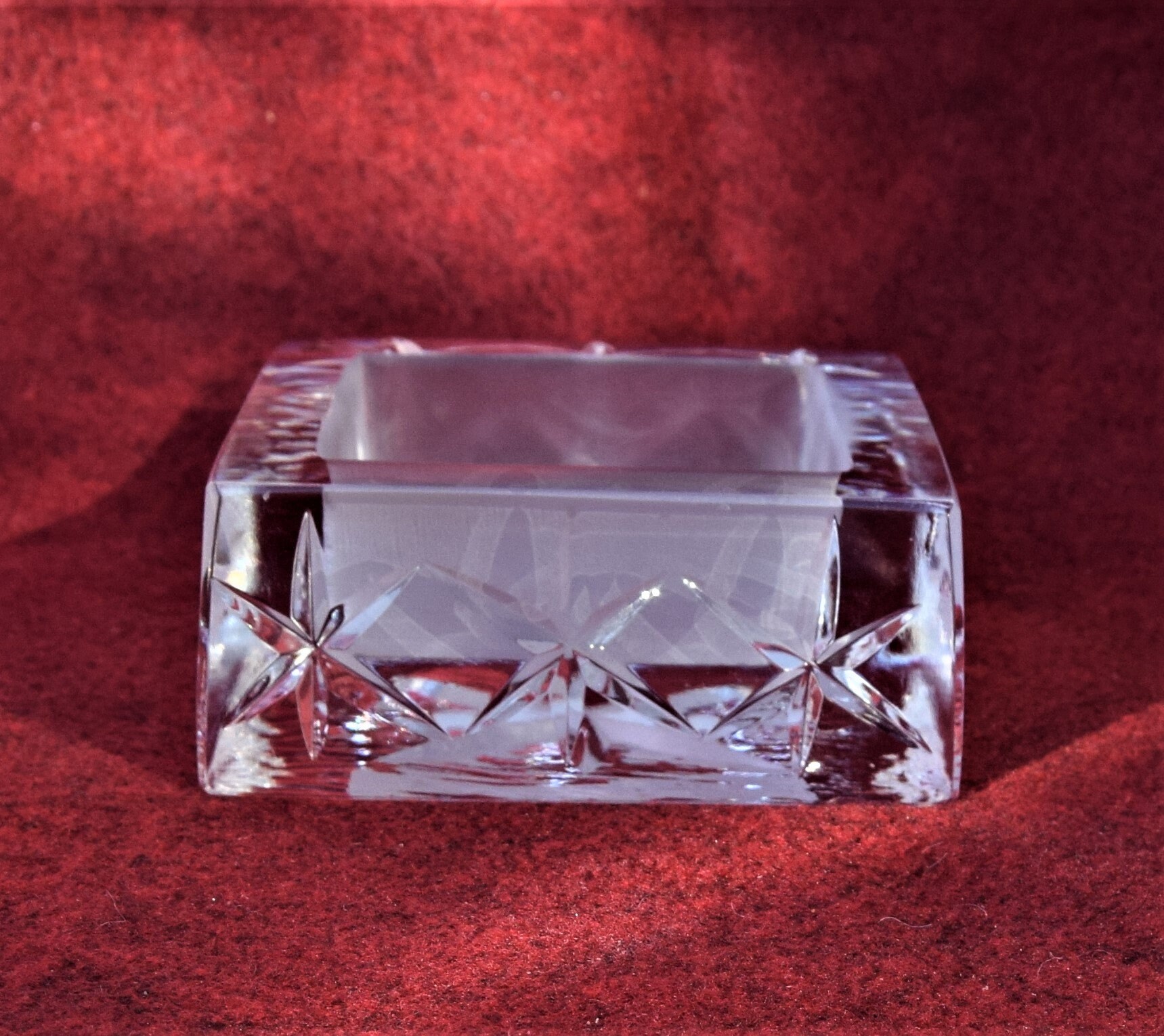 AFTER EIGHT MINT Dish Handmade in Cut Crystal, Cavan Irish Crystal Free ...