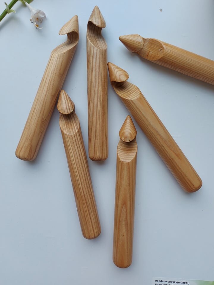 Timber Crochet Hook.wooden Crochet Needle Hooks - Etsy
