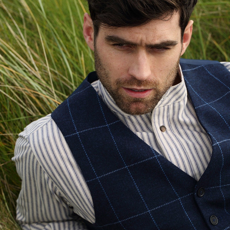 Tweed Vest Etsy