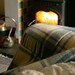 Blue & Cream Check Large Wool Blanket - Etsy Canada