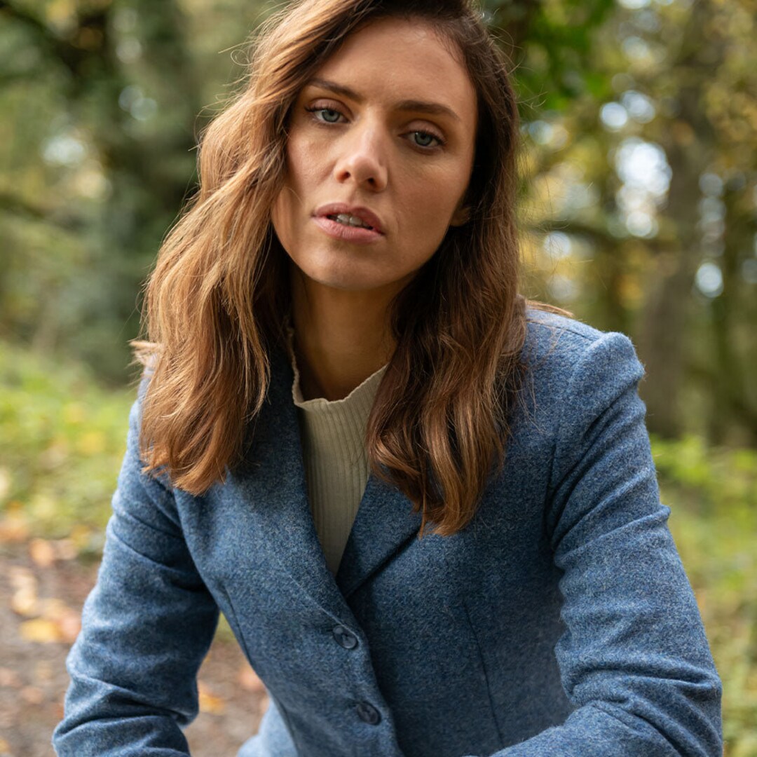 Blue Twill Fiadh Donegal Tweed Jacket - Etsy