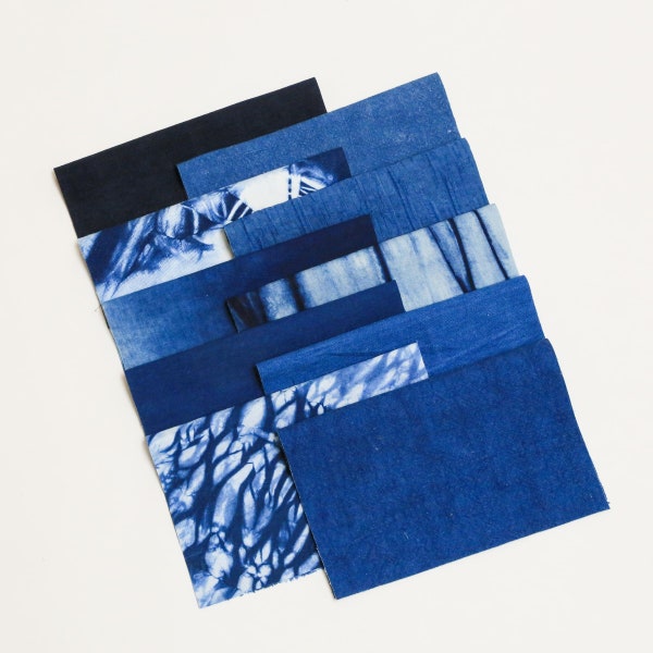 Indigo Blue Fabric - Etsy