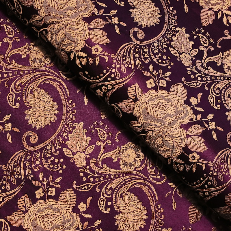 Floral Brocade Fabrics - Etsy
