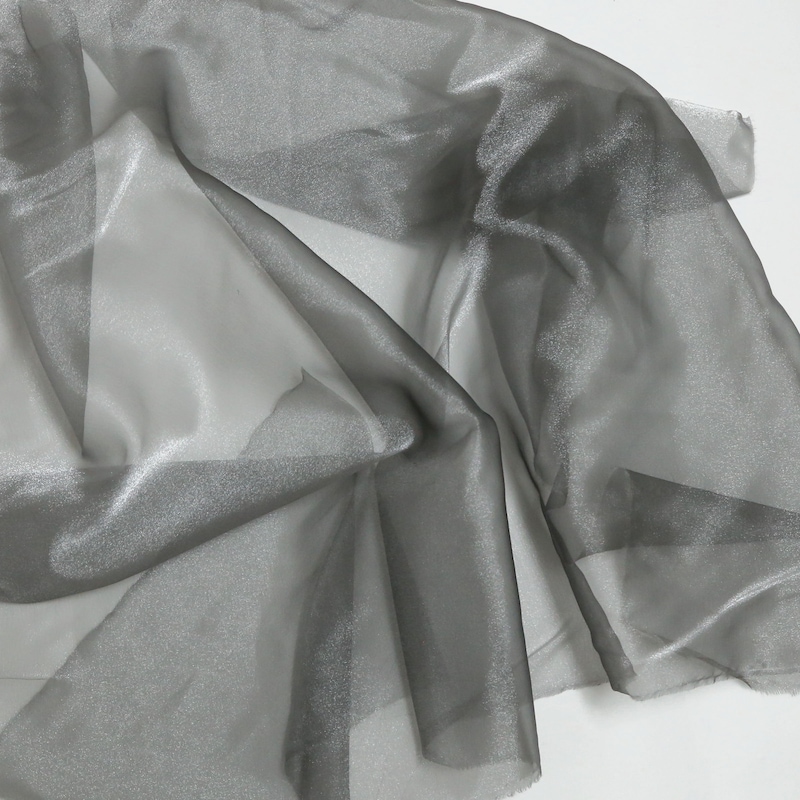 Grey Sheer Fabric - Etsy