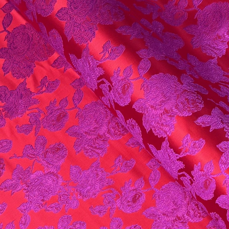 Fuchsia Fabric - Etsy