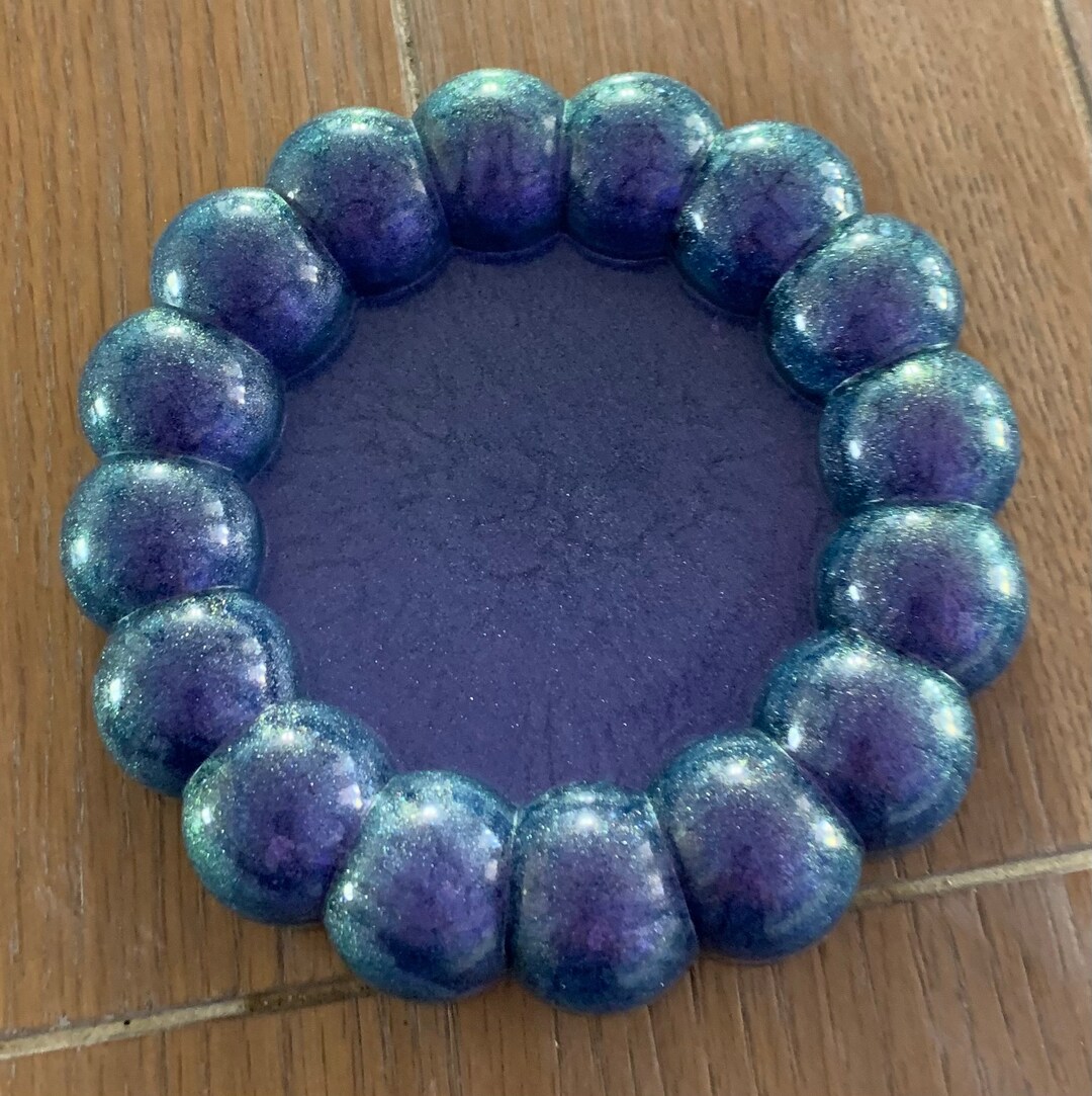 Intense Chameleon Colored Bubble Tray / Candy Dish / Jewelry Tray / Vanity / Candle Plate - Etsy