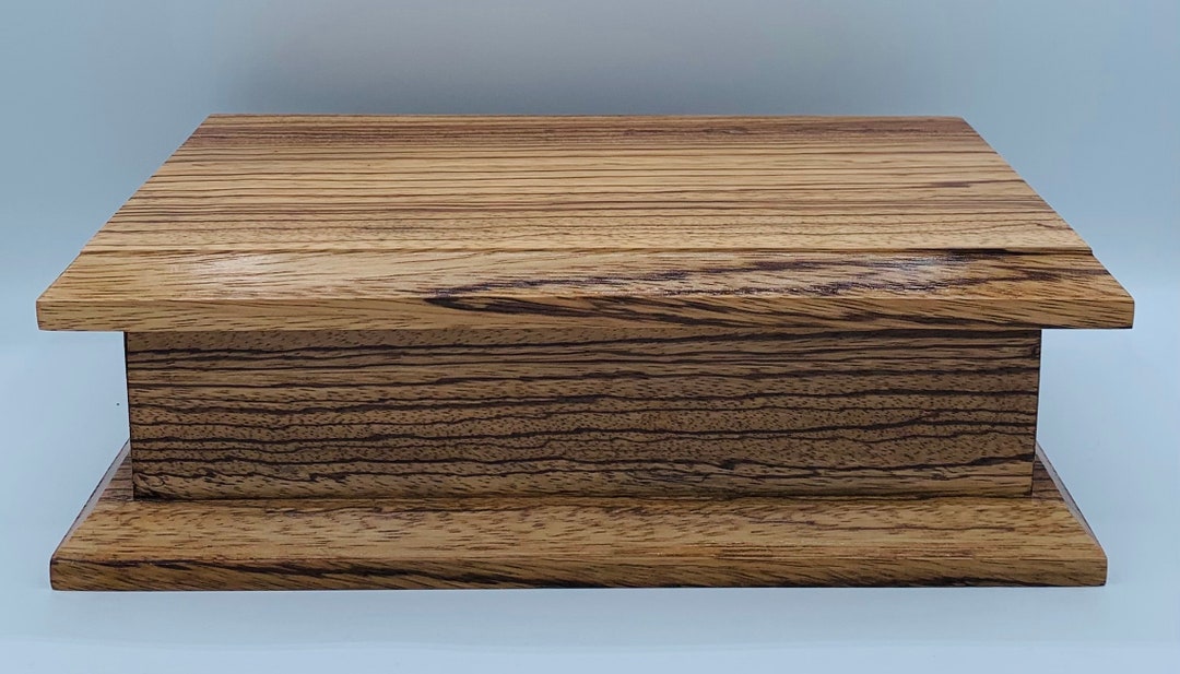Solid African Zebra Wood Keepsake Box / Cigar Box / Jewelry Box - Etsy