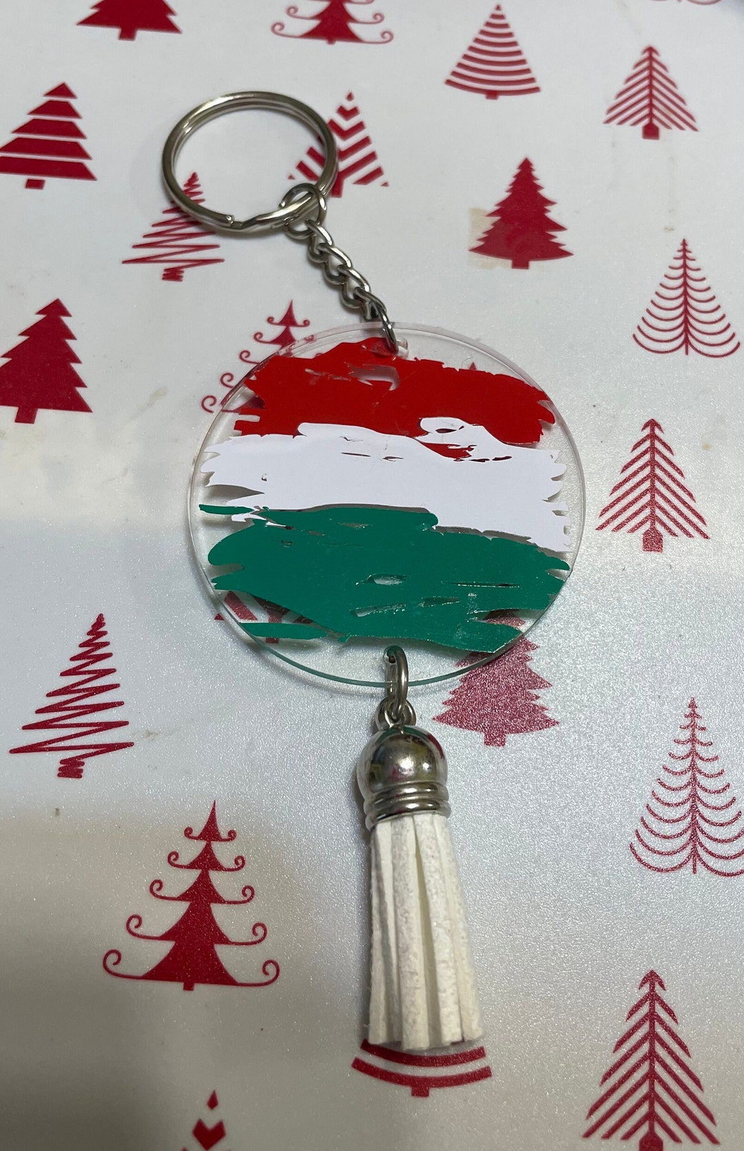 Acrylic Keychain Hungarian Colors 2inch Roundchain - Etsy