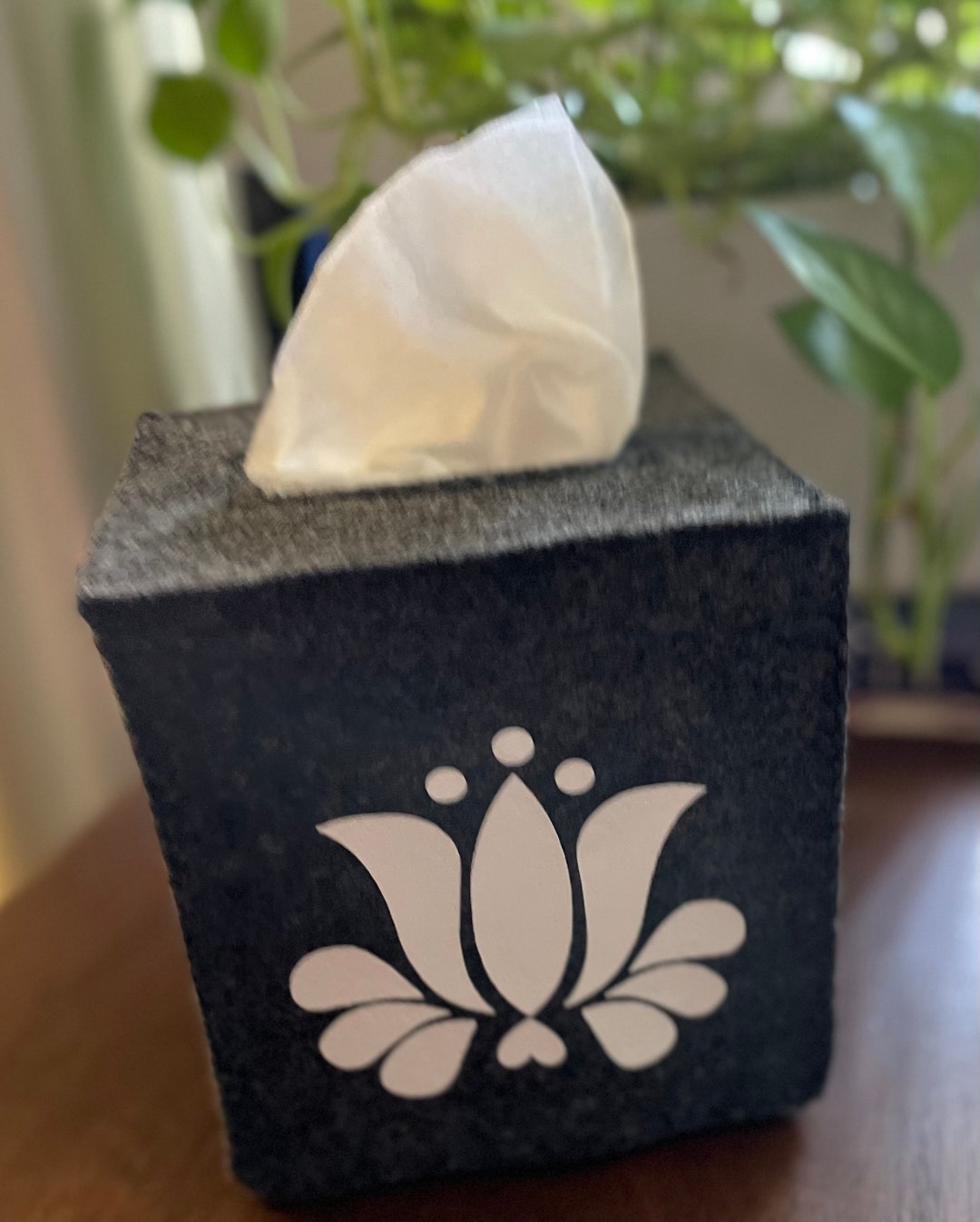 Tissue Box Cover With Hungarian Folk Art Inspired Decoration - Etsy