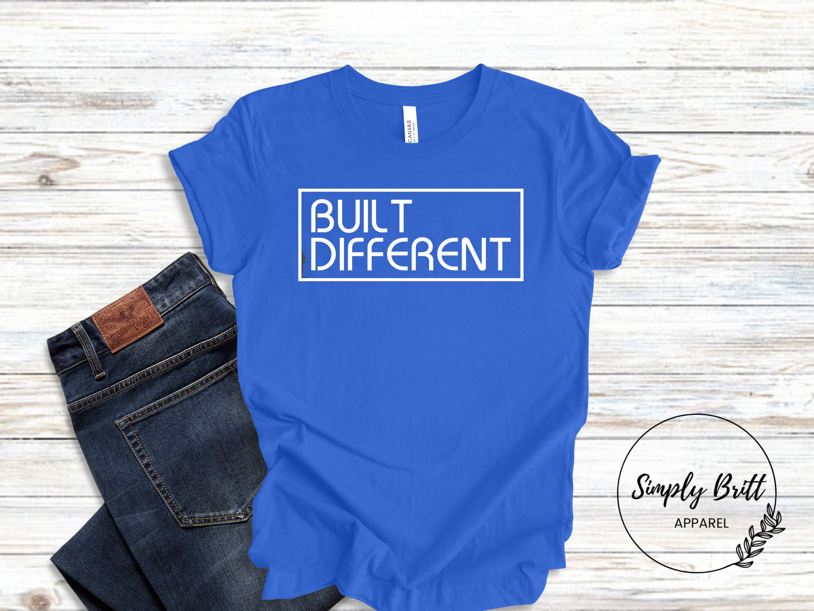 Built Different Mens Tshirt Mens Tee Tshirt Workout Shirt Fitness Shirt ...