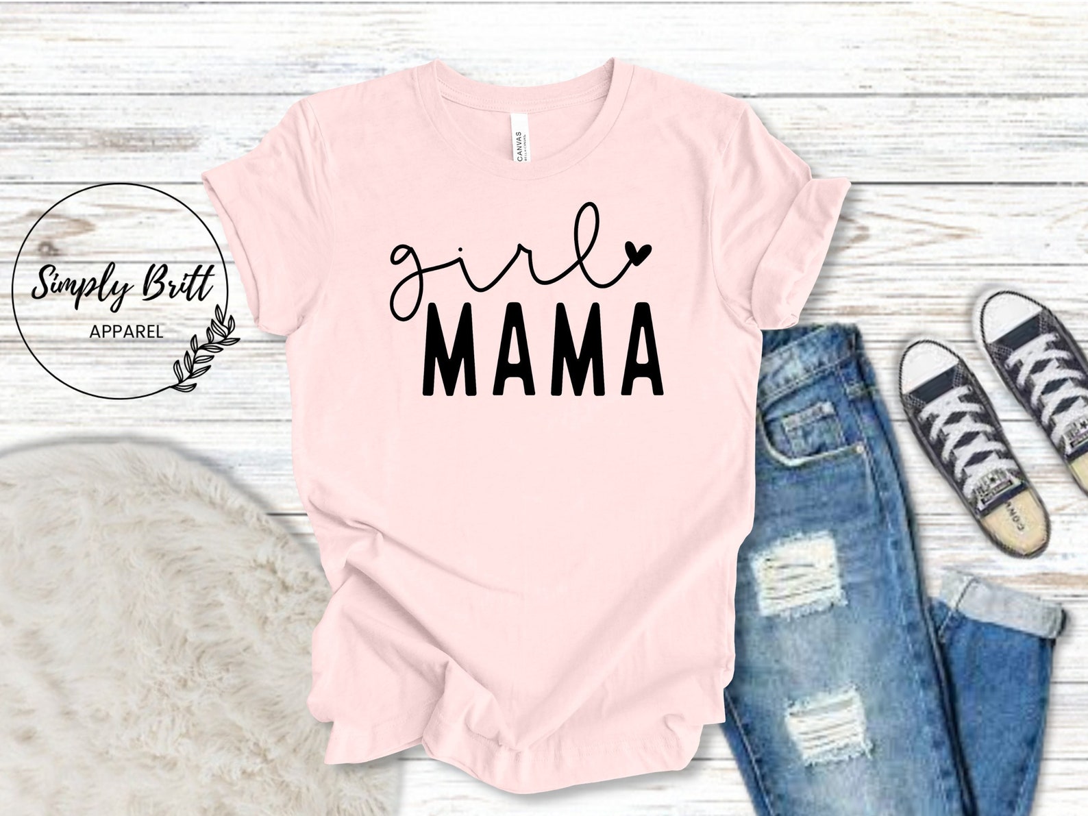 Girl Mama Shirt Mom of Girls Shirt Mom Life Shirt Gift - Etsy