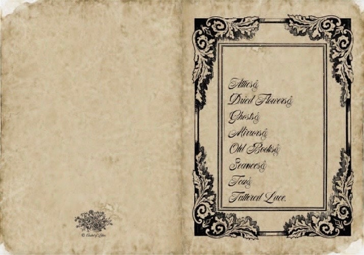 VICTORIAN LIST Greeting Card Printable PDF Digital Download - Etsy