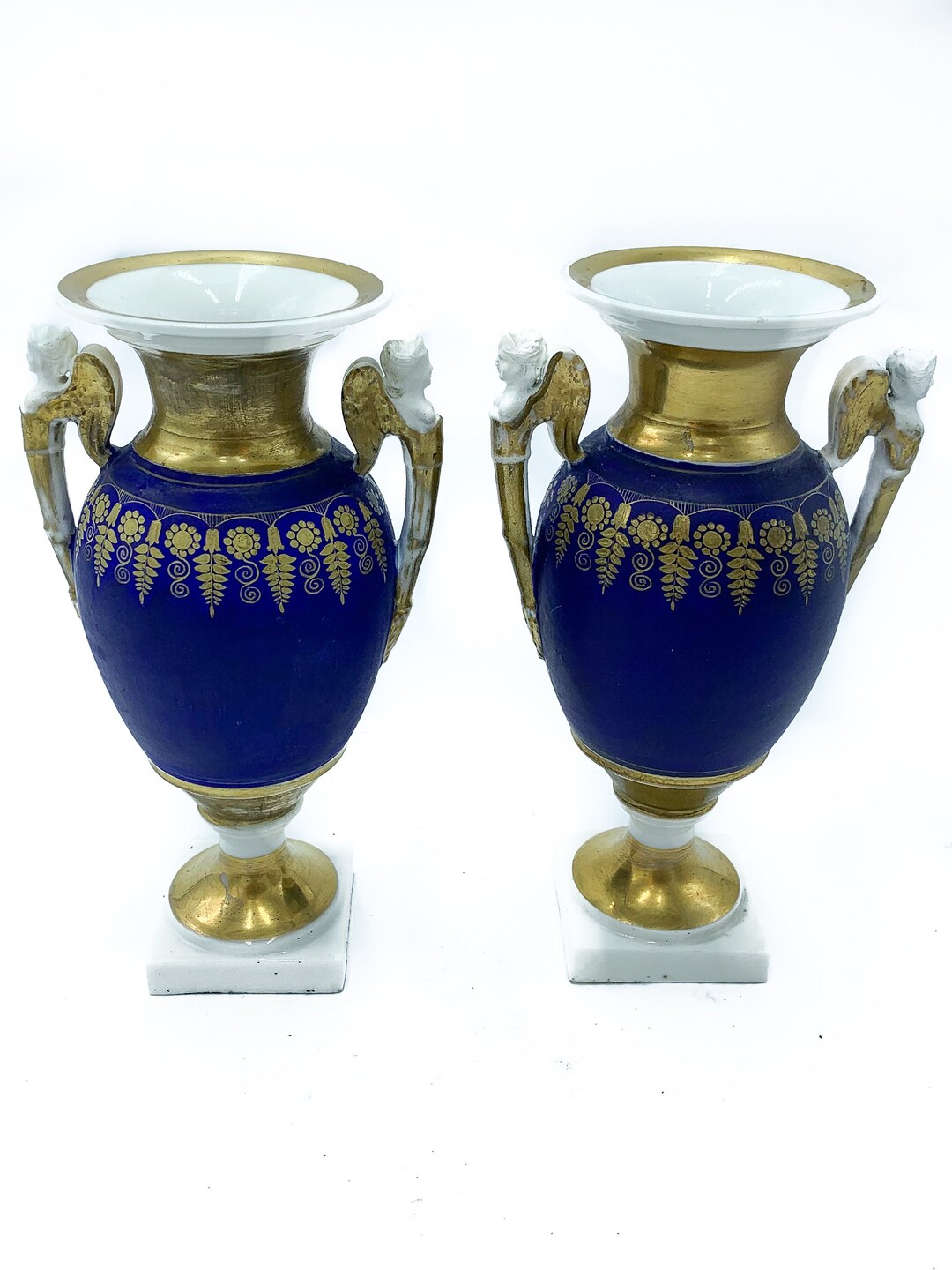 Pair of Ceramic Vases, First Empire Period, 1810 - Etsy