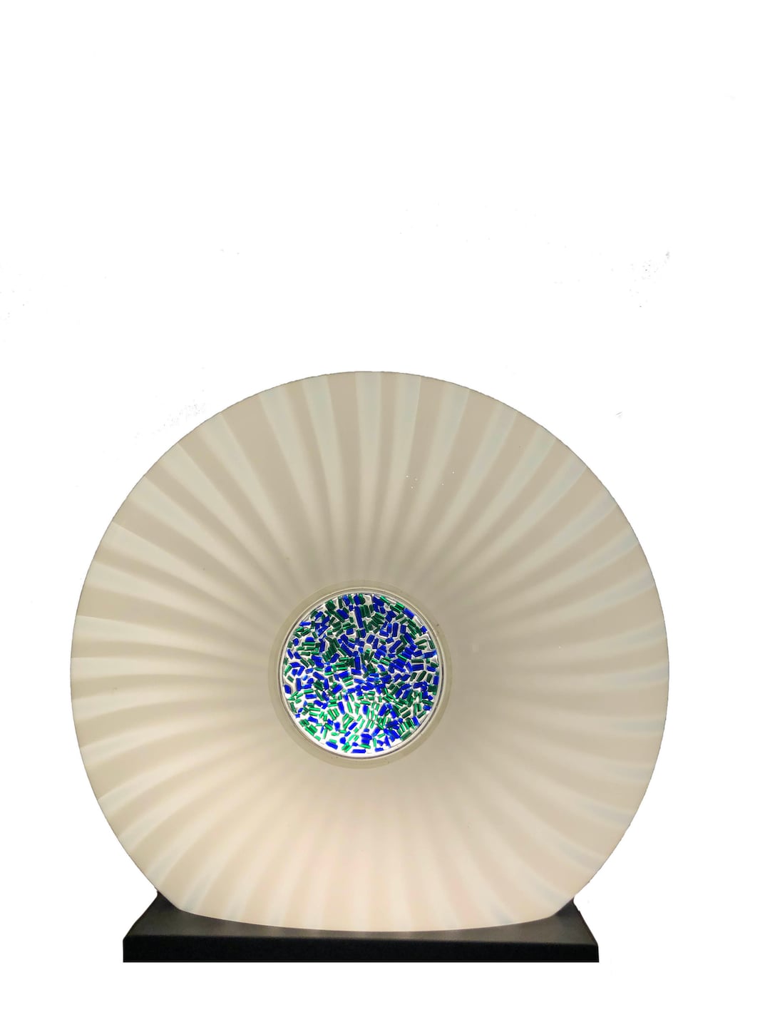 Murano Glass Shell Lamp With Murrine 80s - Etsy