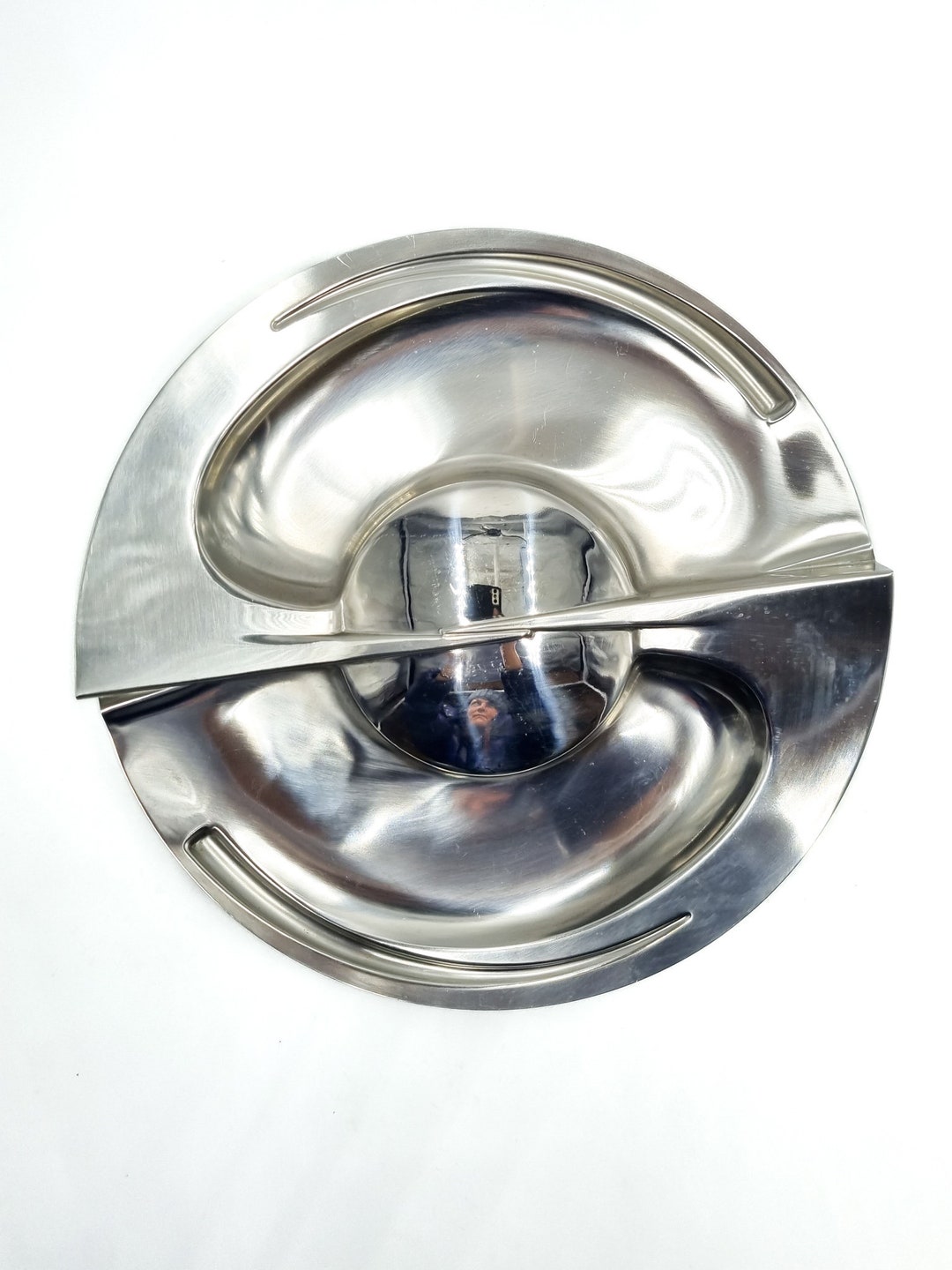 Steel Centerpiece Plate by Carmelo Cappello for Alessi - Etsy