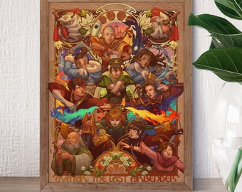 Avatar the Last Airbender Poster | Etsy