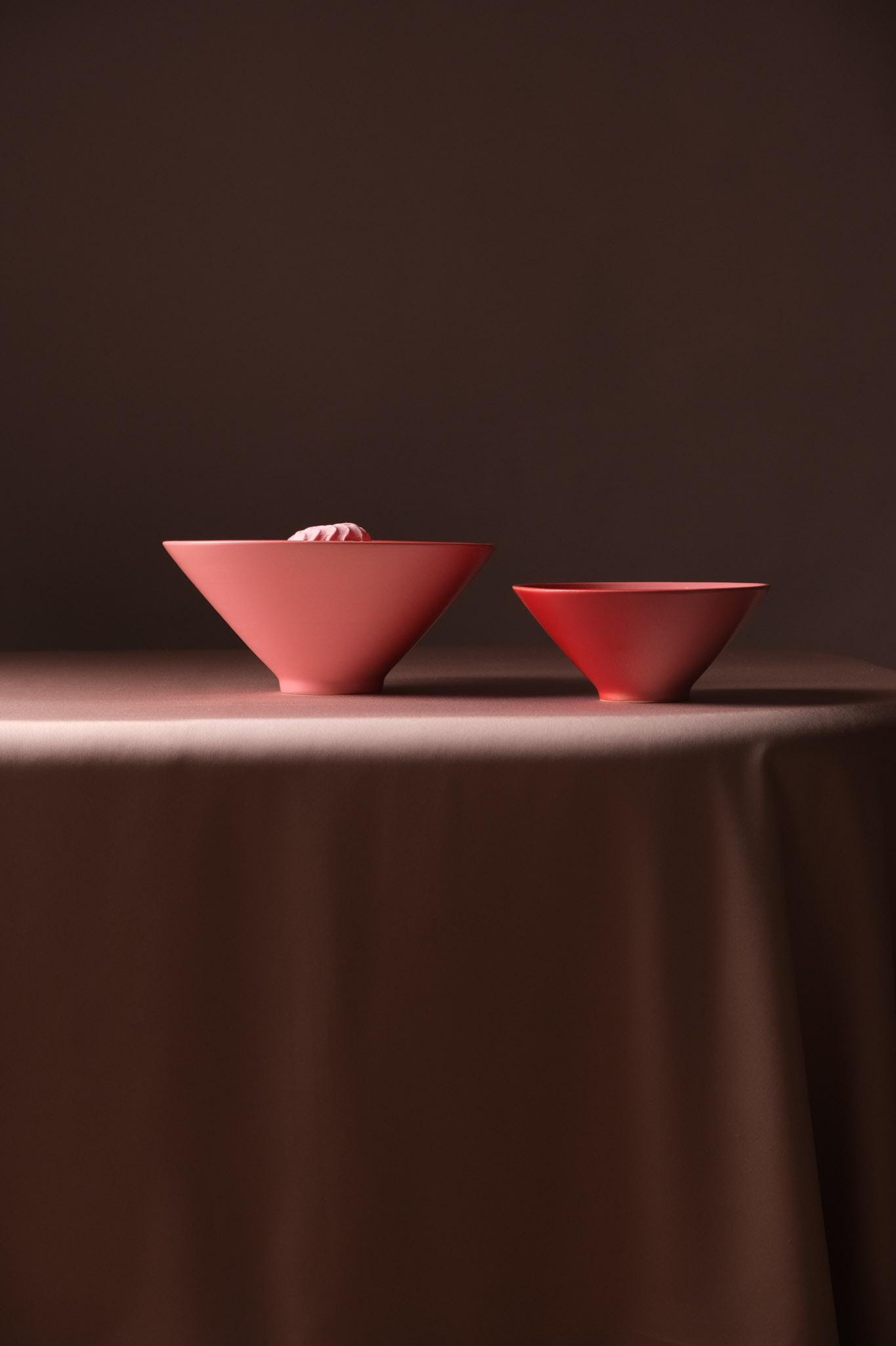 Handmade Red Ceramic Bowl: Japanese-inspired Pottery - Etsy