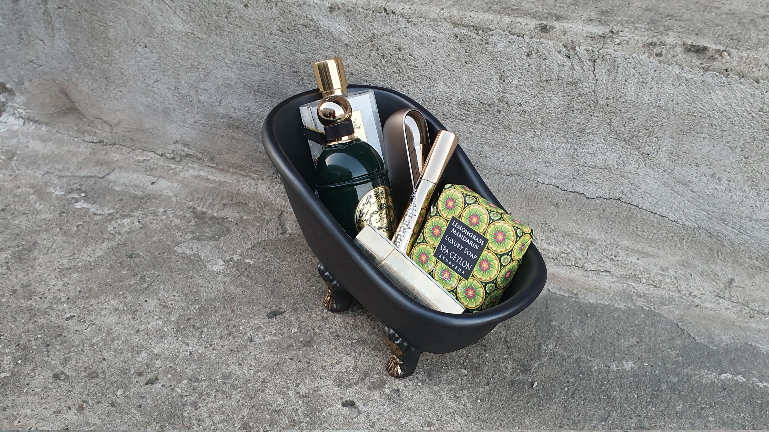 Mini Bath Ceramic Bathroom Organizer Bathroom Storage | Etsy