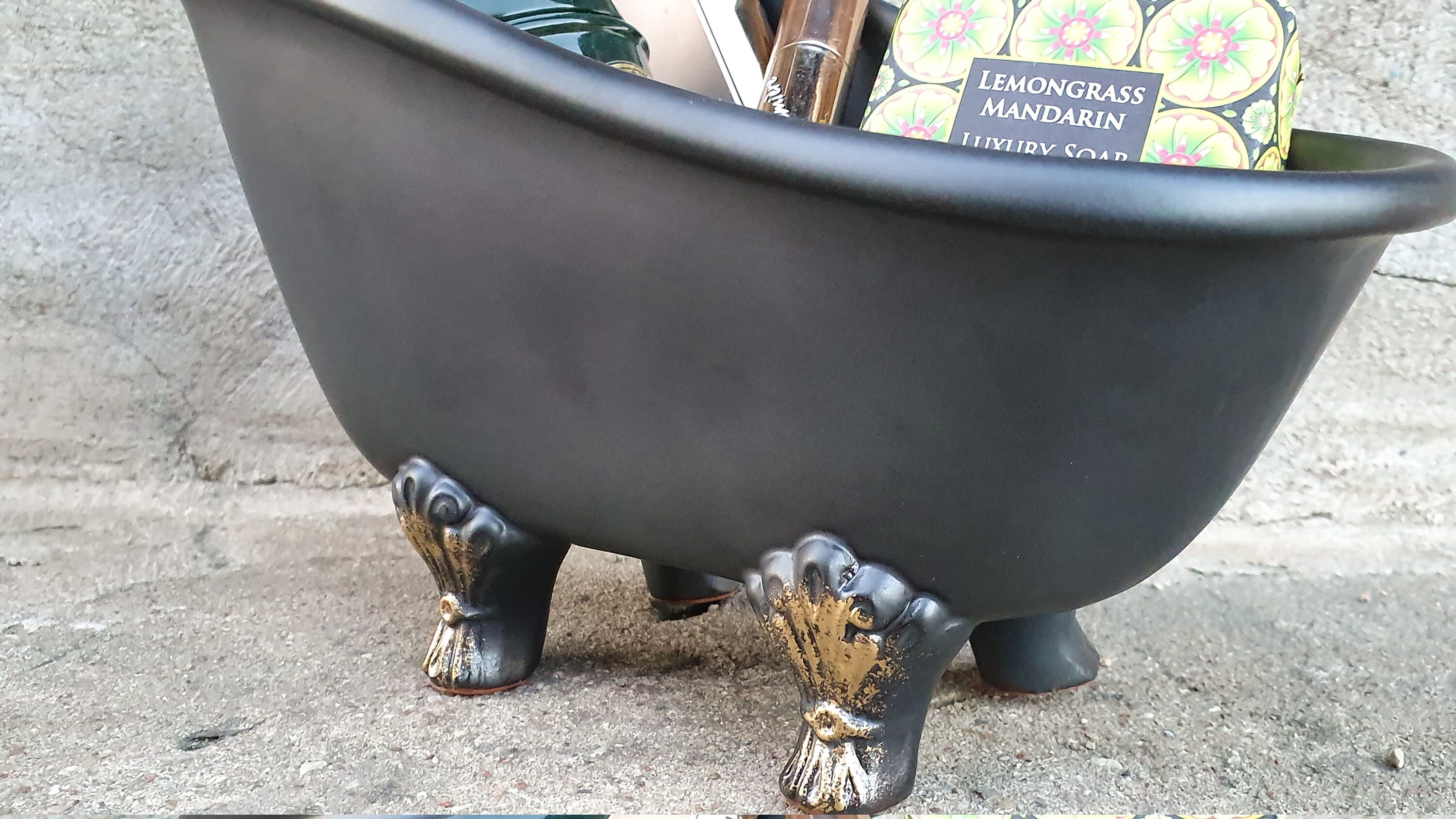 Mini Bath Ceramic Bathroom Organizer Bathroom Storage | Etsy