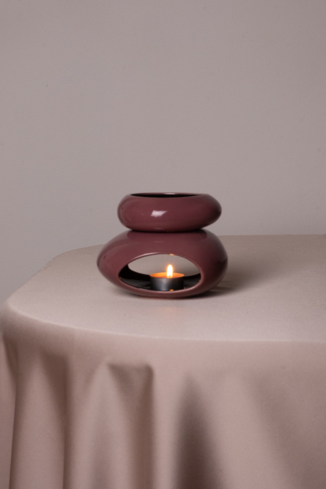 Handmade Ceramic Oil Burner for Essential Oils and Wax Melts | Bordo ...