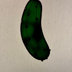 Stained Glass Christmas Pickle Ornament - Etsy