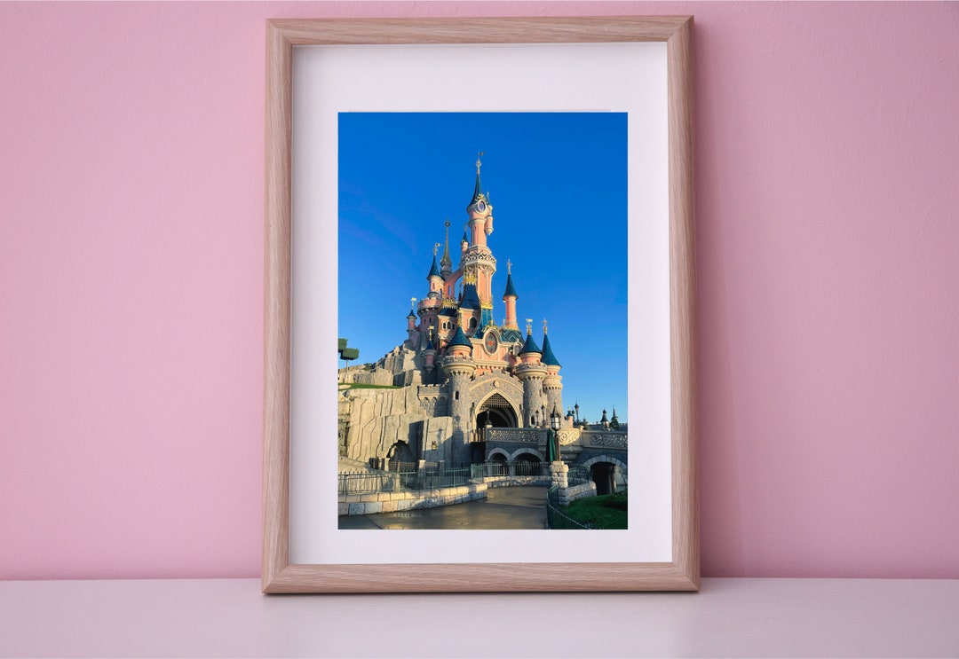 Disneyland Paris Print,disneyland Paris Poster,disneyland Wall Art ...