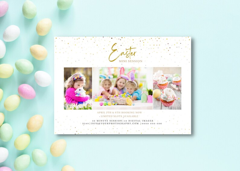 Easter Mini Session Template,photography Marketing Template,easter Mini ...