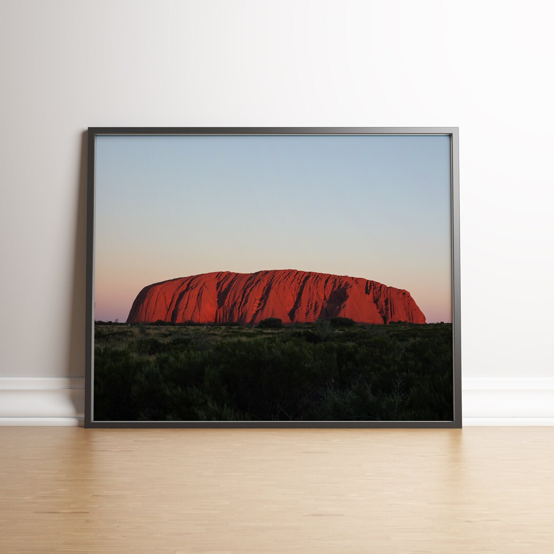 Uluru Print,australia Print,australia Poster,uluru Poster,australia ...