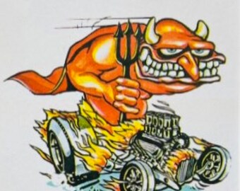 Rat Rod Decal - Etsy