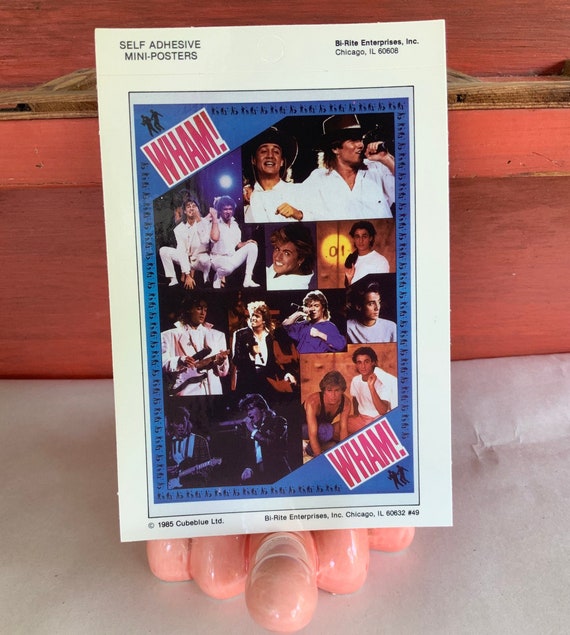 Bumper Stickers Stickers, Labels & Tags Vintage 80s WHAM Band Bumper ...