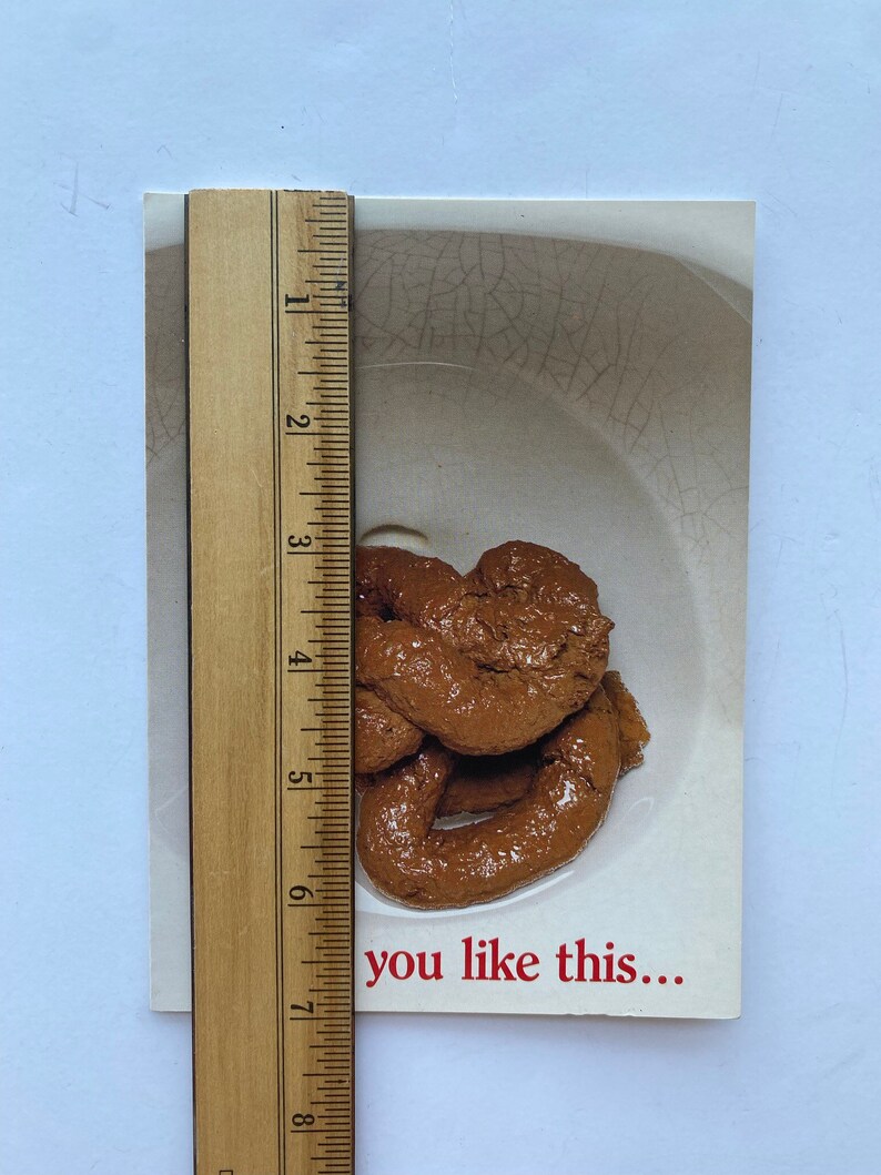 Poop OH SHIT Card 80s Vintage Bad Taste Christmas POOP Humor - Etsy