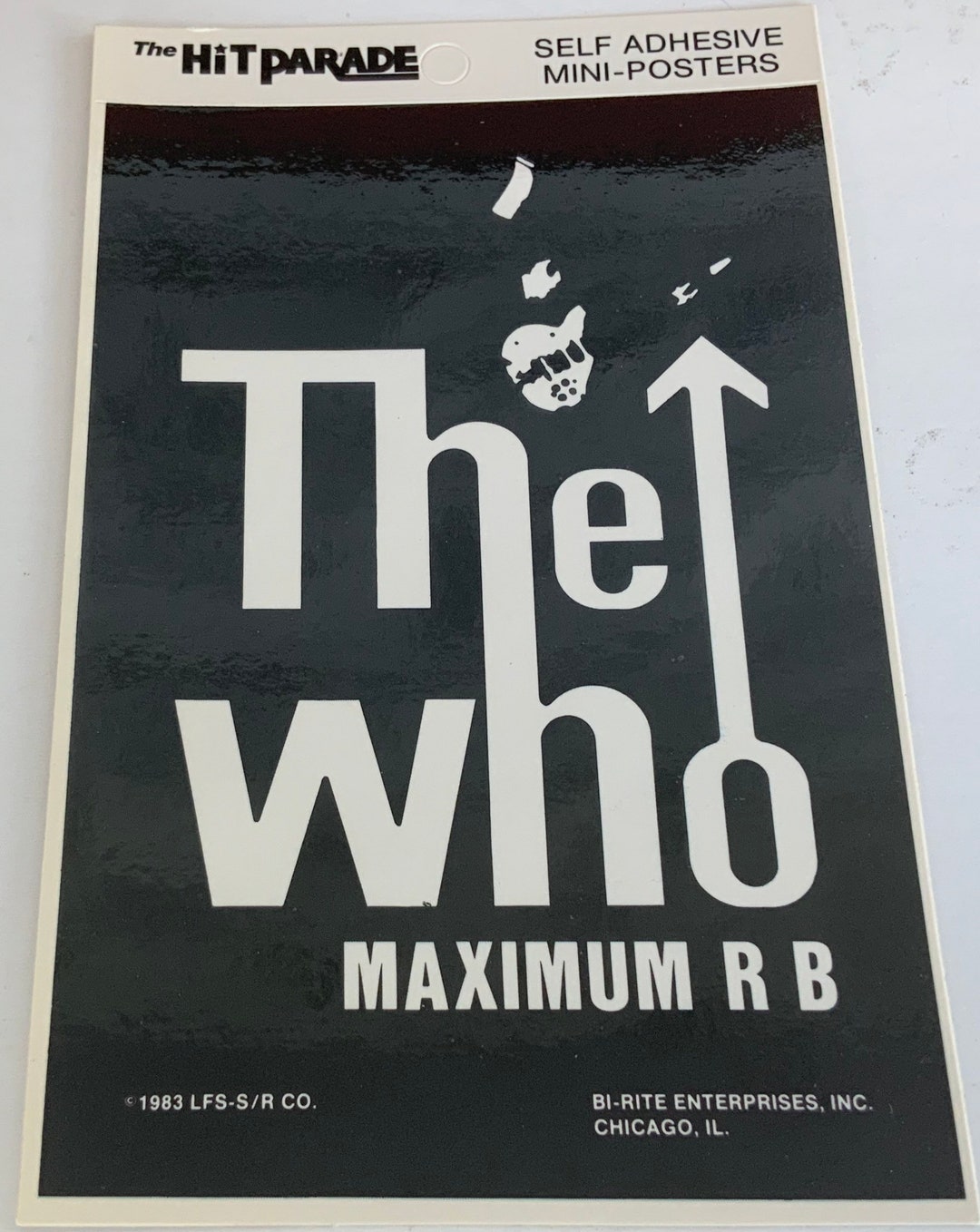 Who STICKER Vintage THE WHO 80s Band Mini Poster Sticker Mod - Etsy