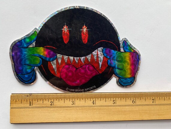 Decals & Skins Electronics & Accessories Sharp Teeth Holo Sticker ...