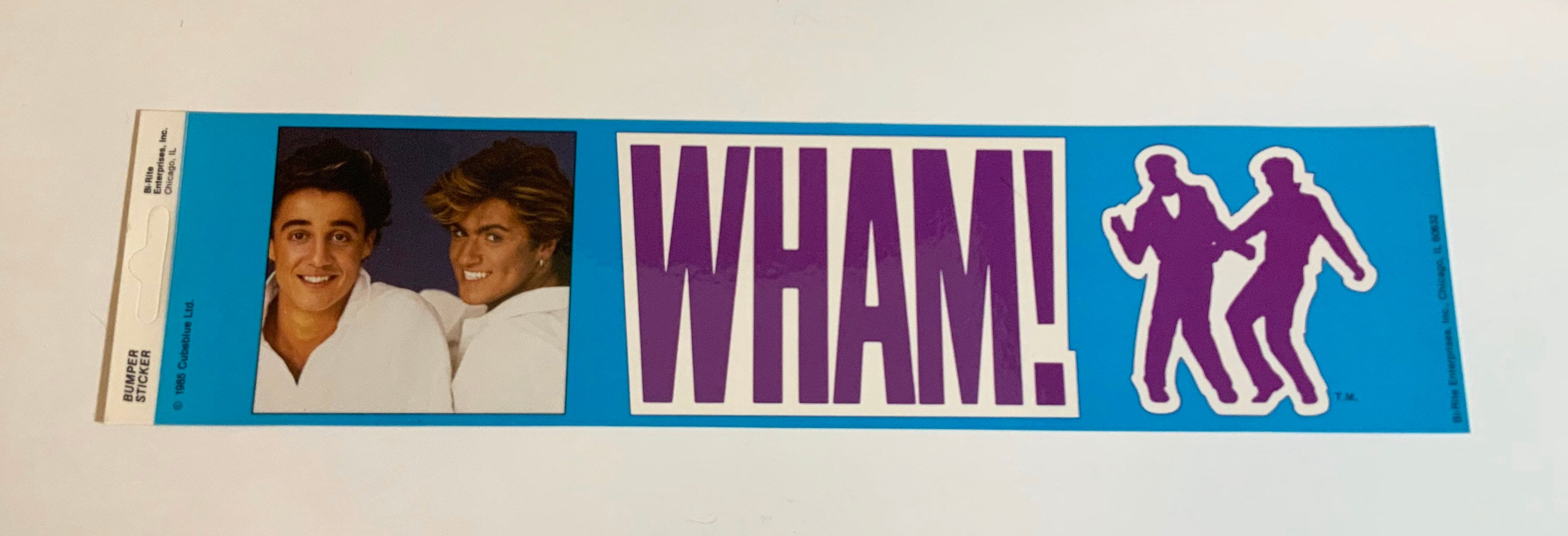 Bumper Stickers Stickers, Labels & Tags Vintage 80s WHAM Band Bumper ...