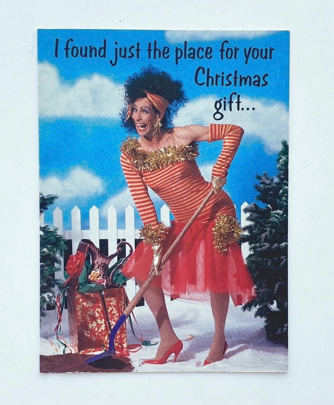 Drag Queen Christmas Card ROCKSHOTS Gay Interest Bad Taste - Etsy