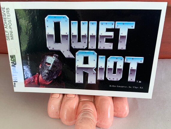 Vintage 80s Quiet Riot bumper sticker Stickers Stickers, Labels & Tags ...