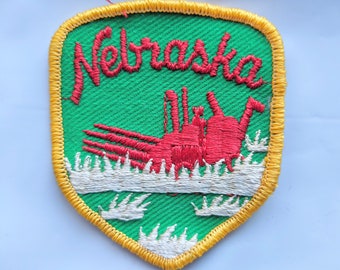 Nebraska Iron on Patch - Etsy