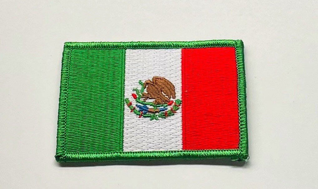 Mexico FLAG Patch Mexican Pride Flag Patch Sew on or Iron on - Etsy