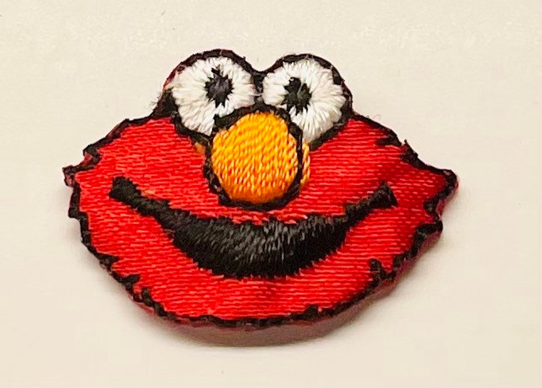 Elmo PATCH Sesame Street 80s Vintage Sew on Iron on Badge NOS - Etsy UK