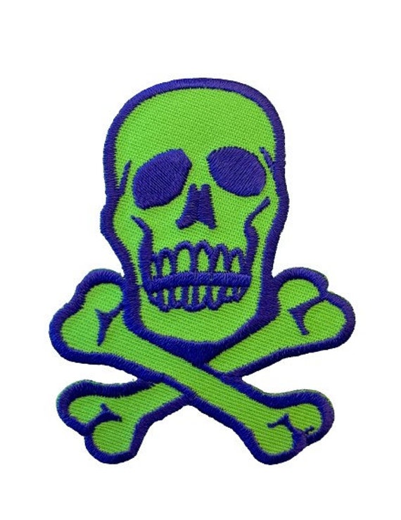 SKULL and Crossbones Patch Vintage 90s Never Used QUALITY - Etsy