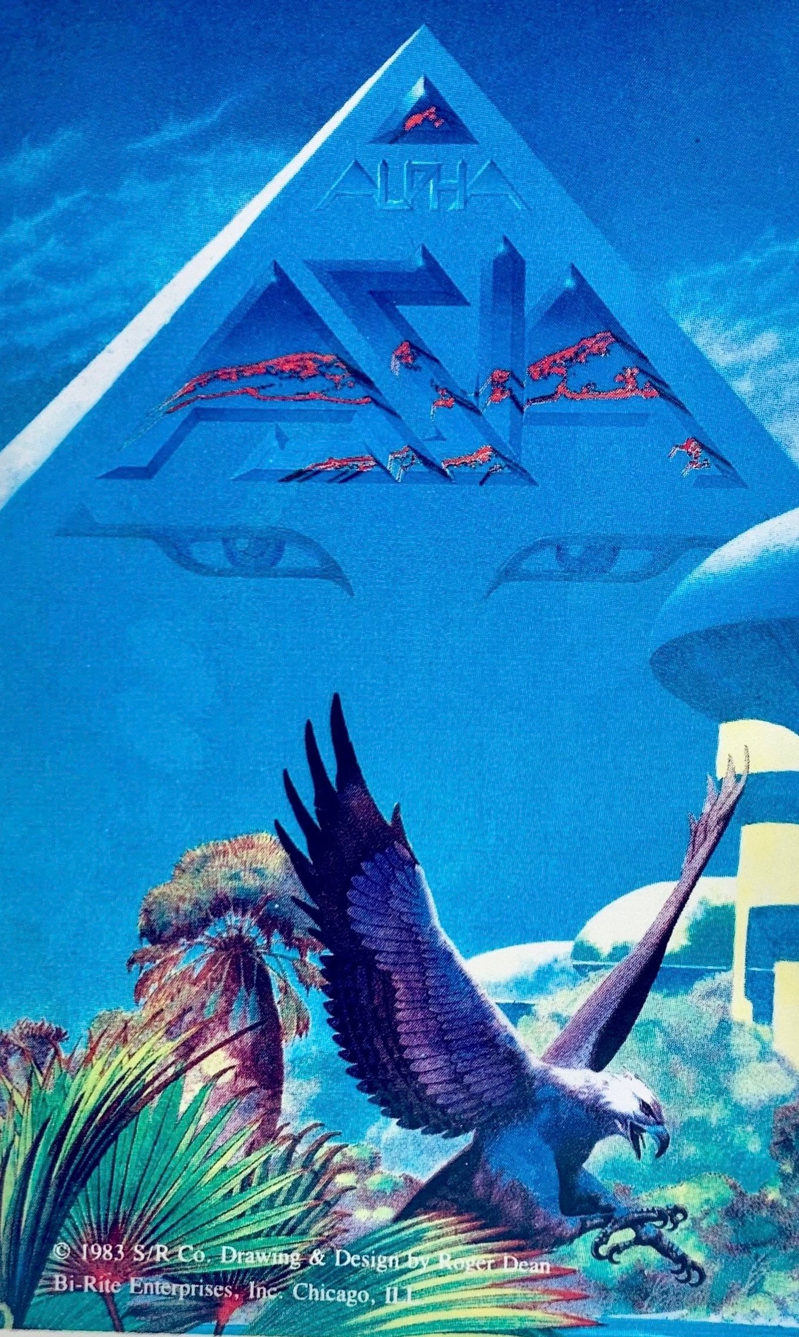 Vintage 80s Asia Band Mini Poster Bumper Sticker Original Yes | Etsy UK