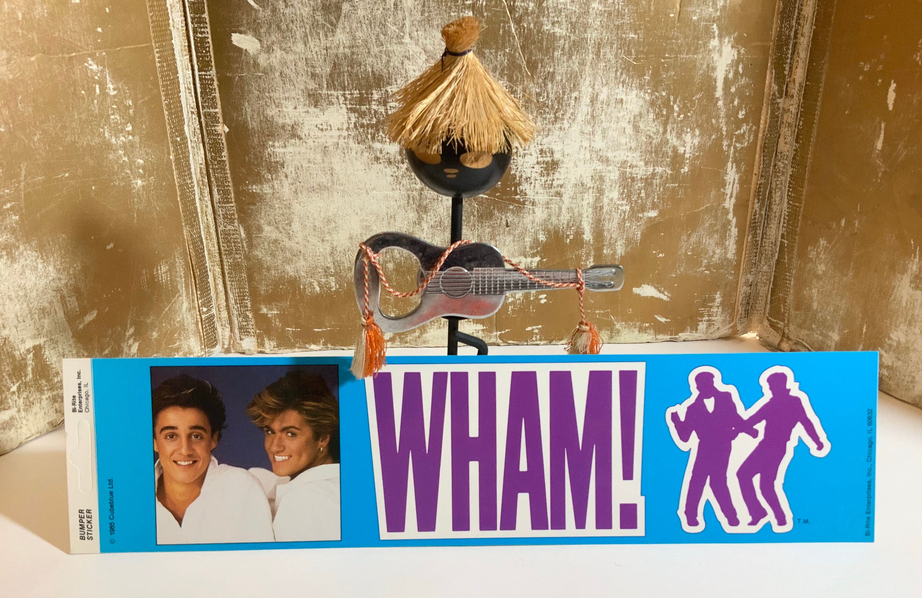 Bumper Stickers Stickers, Labels & Tags Vintage 80s WHAM Band Bumper ...