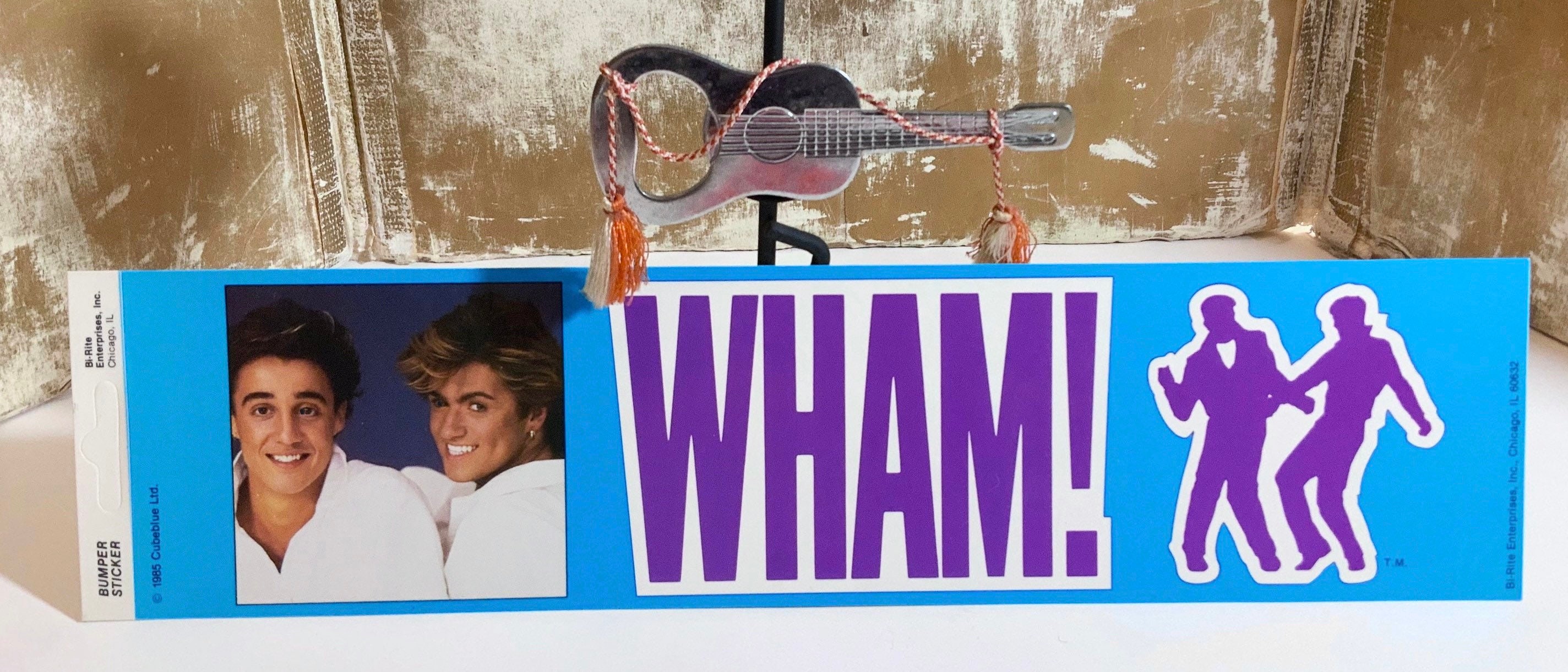 Bumper Stickers Stickers, Labels & Tags Vintage 80s WHAM Band Bumper ...