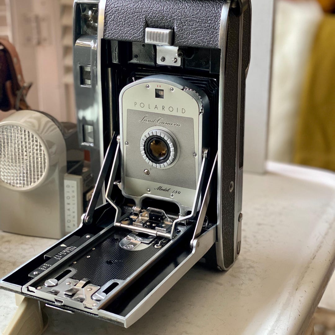 Vintage Polaroid Land Camera Model 150 With Case - Etsy